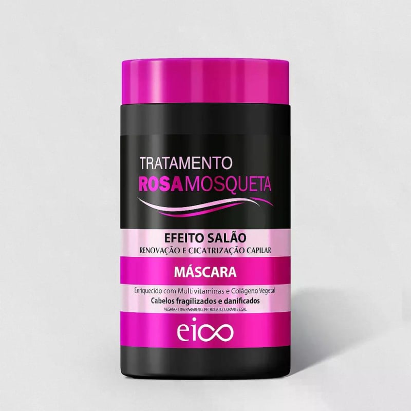 MASCARA DE TRATAMENTO EICO ROSA MOSQUETA EFEITO SALÃO 1KG