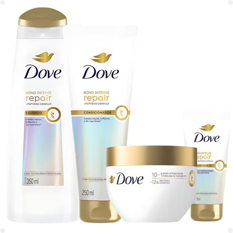 Kit Dove Bond Intense Repair Com 4 Grande