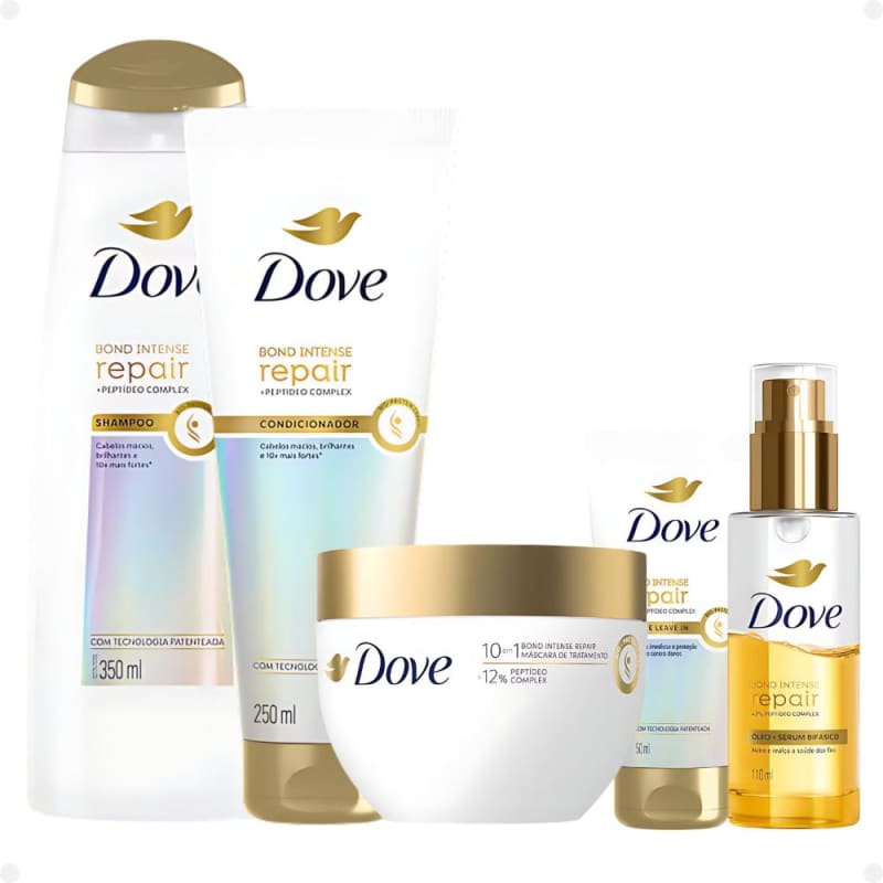Kit Dove Bond Intense Repair Com 5 Grande