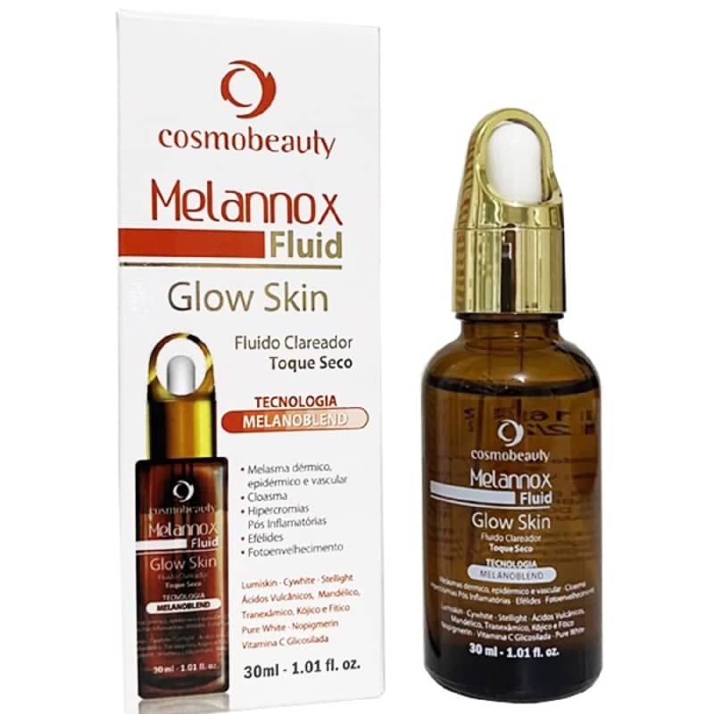 Melannox Fluid Glow Skin, Cosmobeauty, Sérum Clareador De Melasma ...