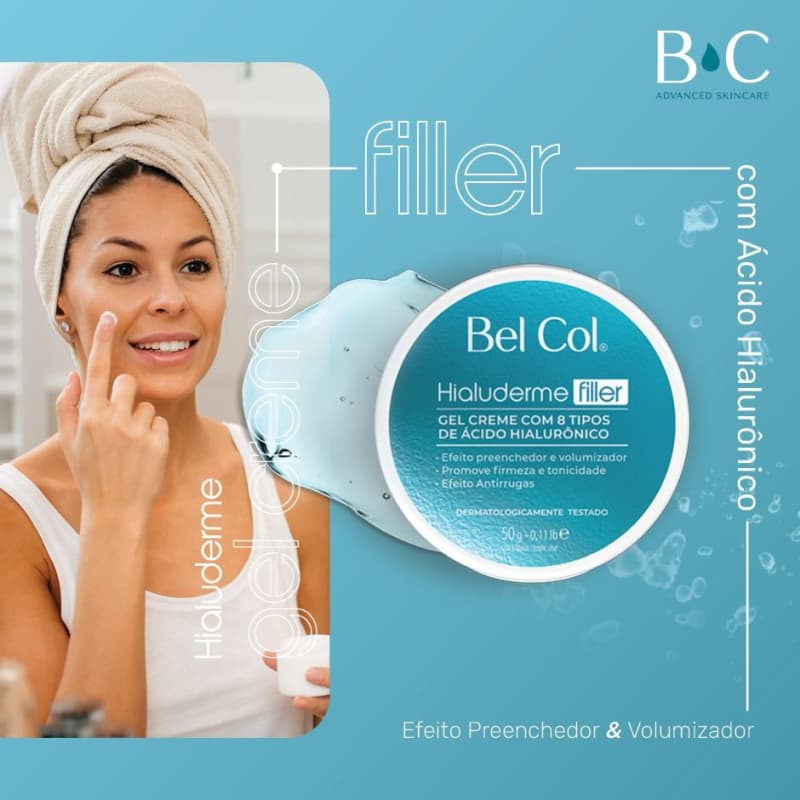 Gel-Creme Redutor de Linhas Bel Col Hialuderme Filler | Beleza na Web