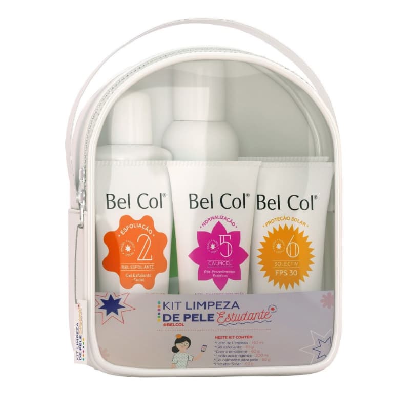 Kit Bel Col Limpeza de Pele para Estudantes | Beleza na Web