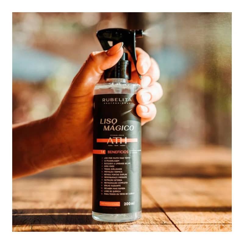 Liso Mágico Rubelita 14 em 1 200ml + Máscara SOS Fiber 1kg