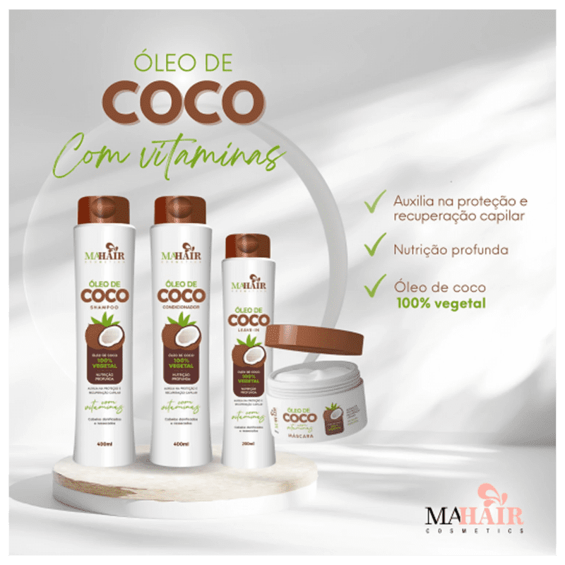 Kit Mahair Óleo de Coco | Beleza na Web