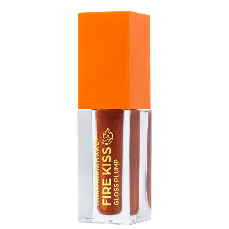 Gloss Plump Mari Maria Makeup Fire Kiss Bergamota | Beleza na Web