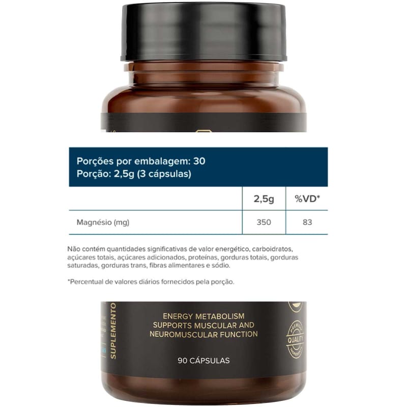 Essential Nutrition [Mg] Complex 4 Tipos de Magnésio Suplemento ...