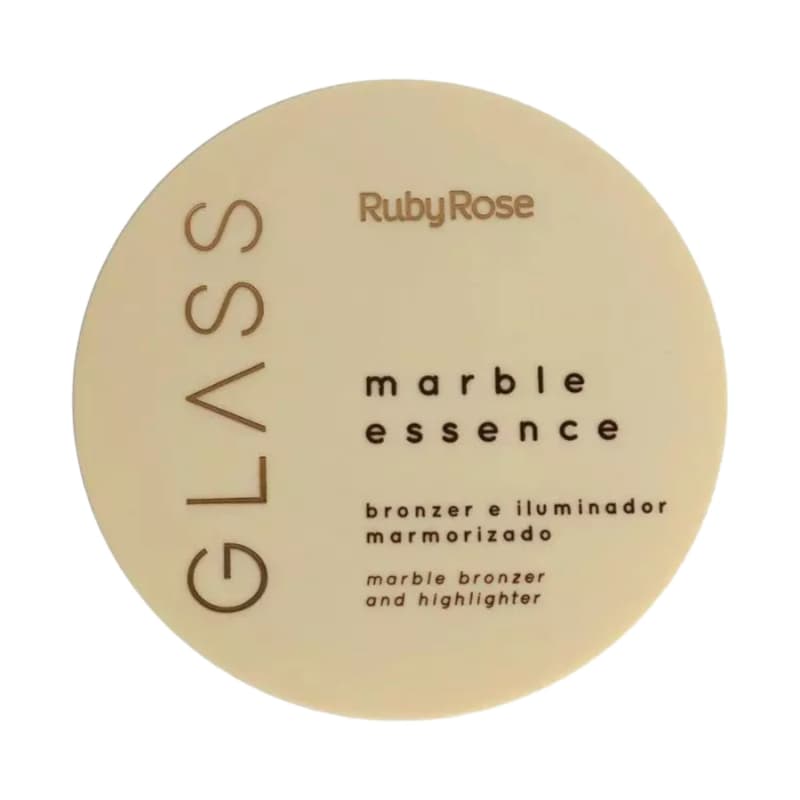 Bronzer e Iluminador Marmorizado Ruby Rose Marble Essence | Beleza Na Web