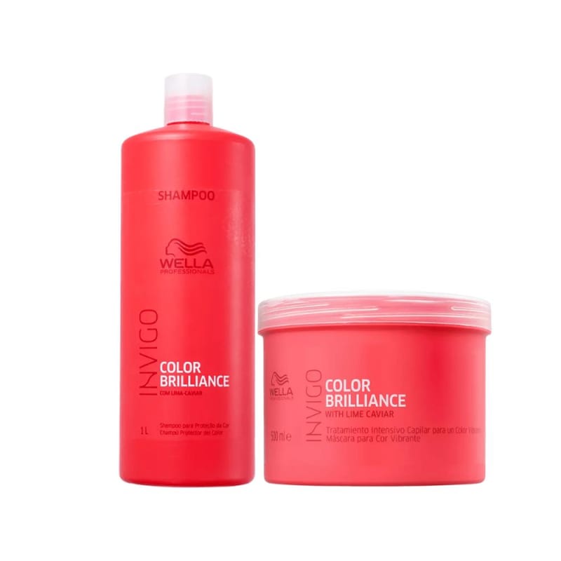 Kit Wella Professionals Duo Prof Color Brilliance | Beleza na Web