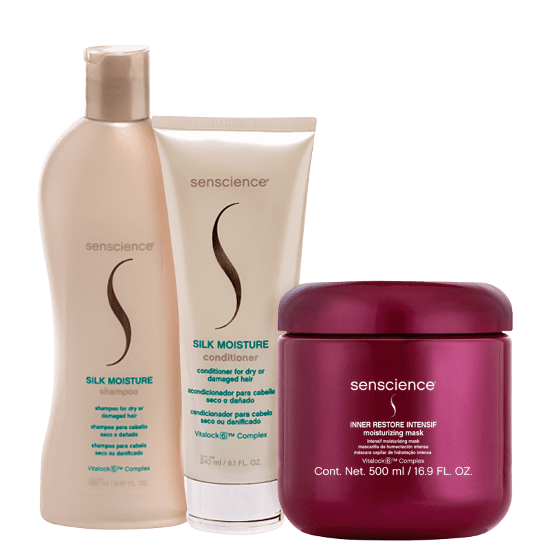 Kit Senscience Silk Moisture + Inner Restores Intensif | Beleza na Web