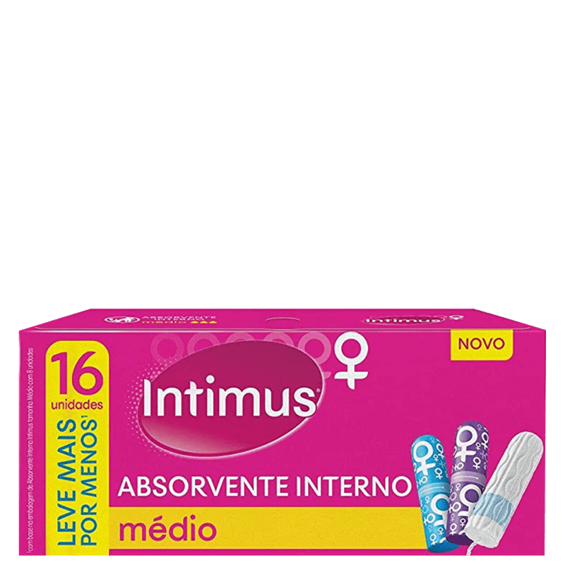 Absorvente Interno Intimus Médio | Beleza na Web