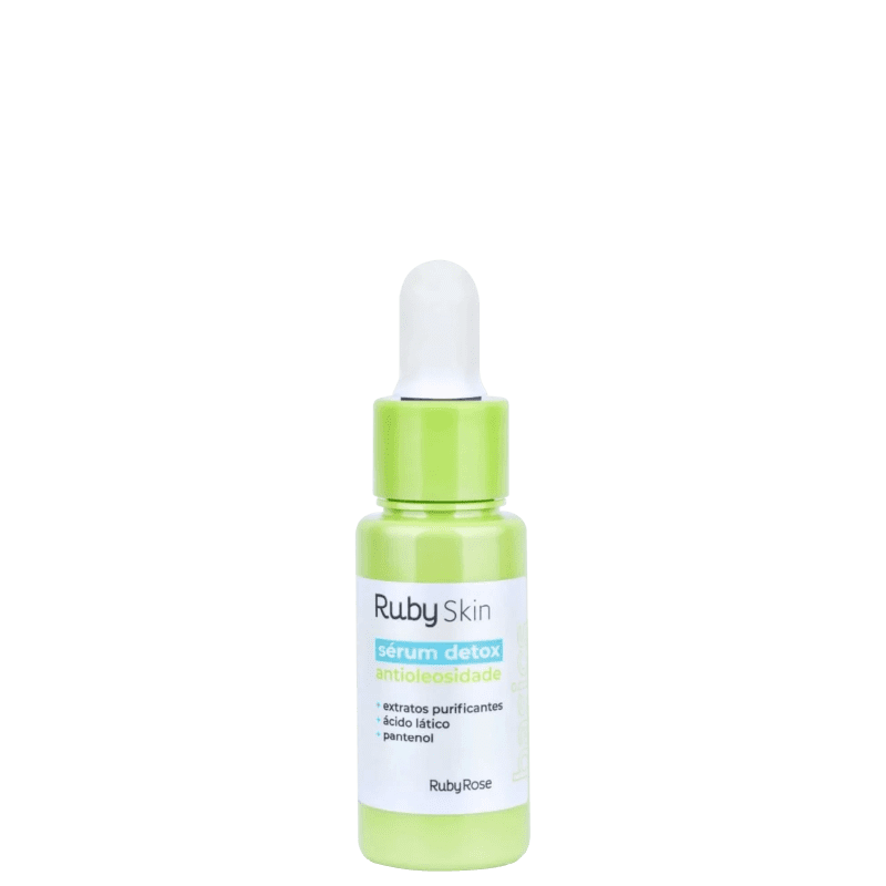 Sérum Detox Antioleosidade Ruby Rose Ruby Skin Basics 30ml | Beleza Na Web PRO