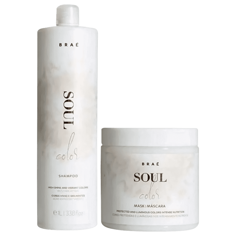 BRAÉ Soul Color Shampoo 1L e Mascara 500g