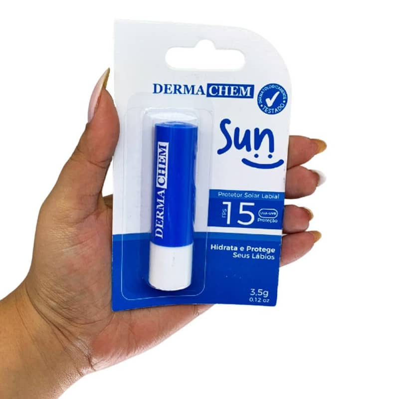 Protetor Solar Labial FPS 15 Sun Dermachem