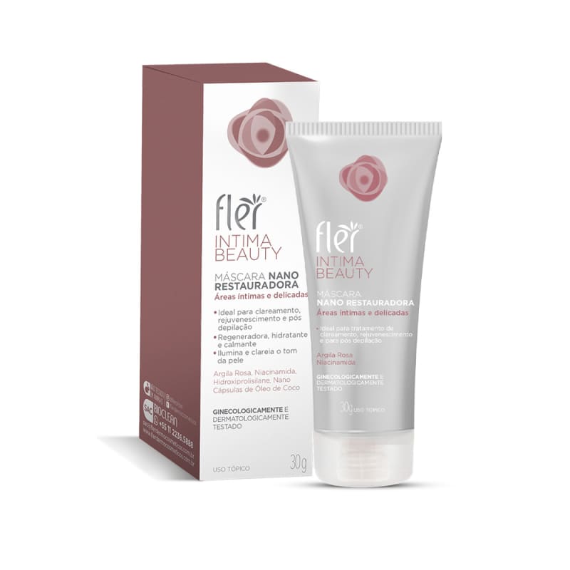 Máscara Hidratante Flér Dermocosméticos Intima Beauty | Beleza na Web