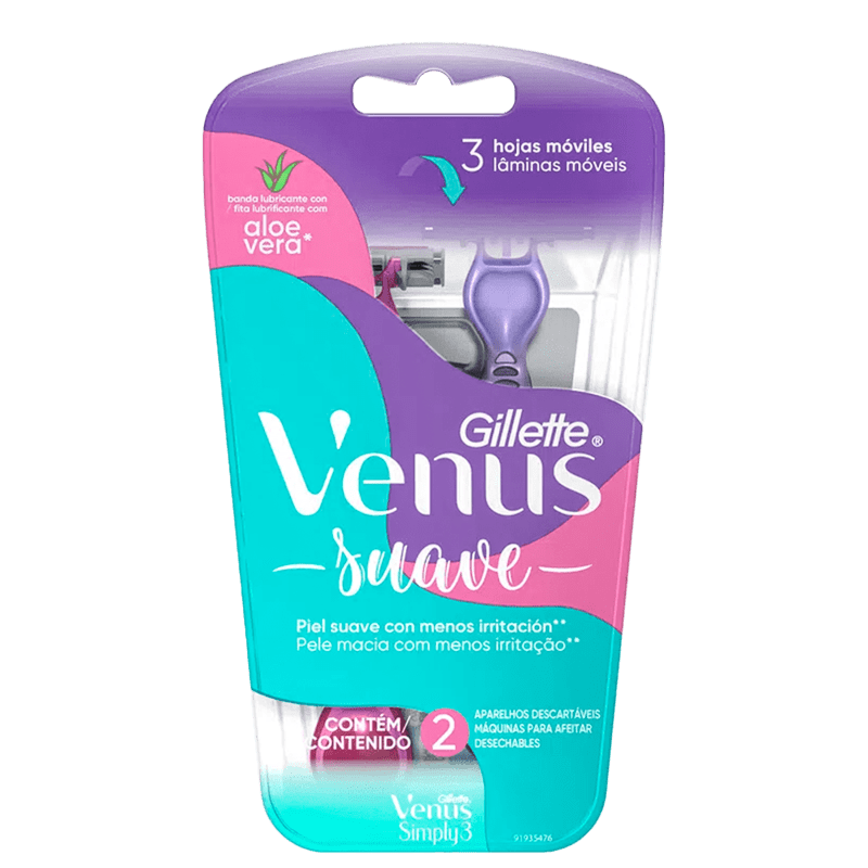 Aparelho Depilatório Gillette Venus Suave | Beleza na Web