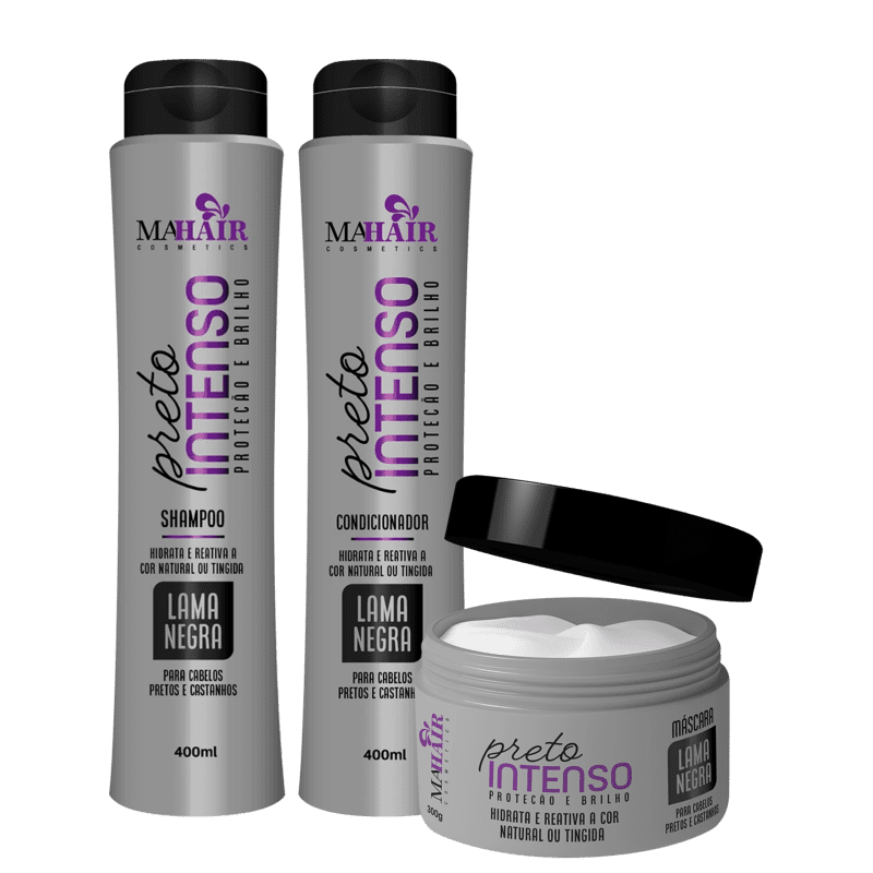 Kit Mahair Preto Intenso | Beleza na Web