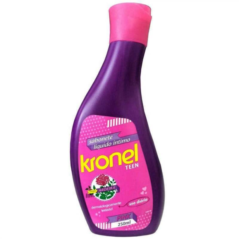 Kronel teen pink infantil sabonete liquido intimo 250ml