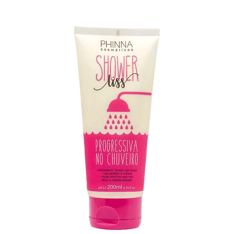 Fluido Alisador Phinna Shower Liss Progressiva no Chuveiro | Beleza na Web