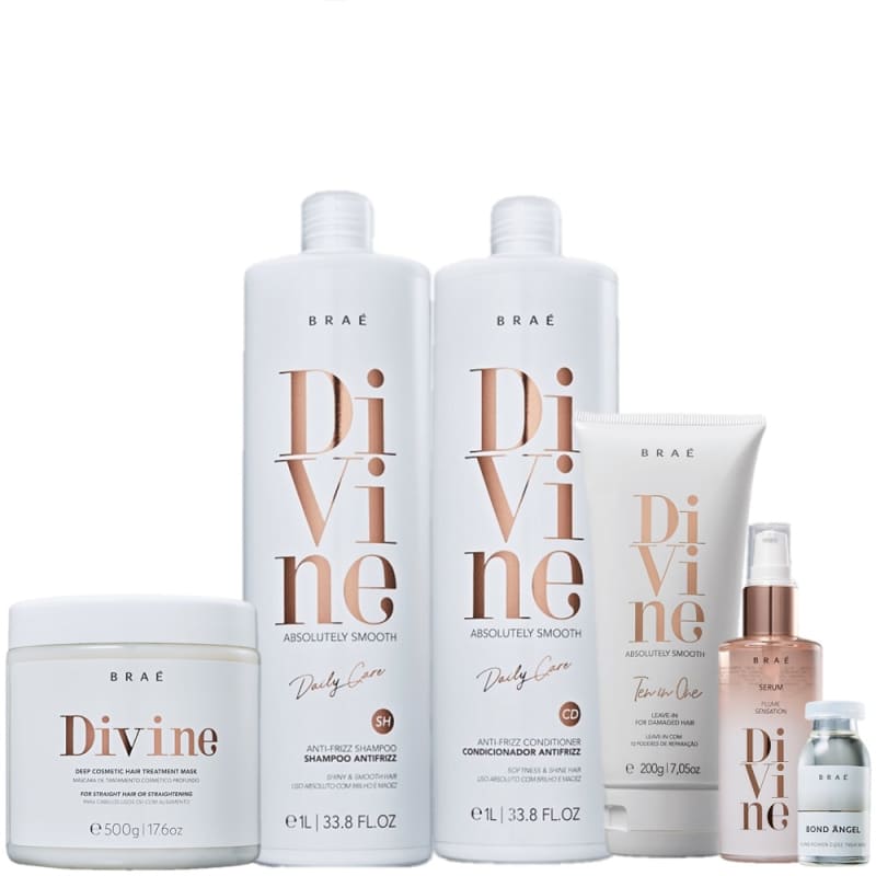 Kit BRAÉ Divine Super Tratamento Capilar Bond Angel | Beleza na Web
