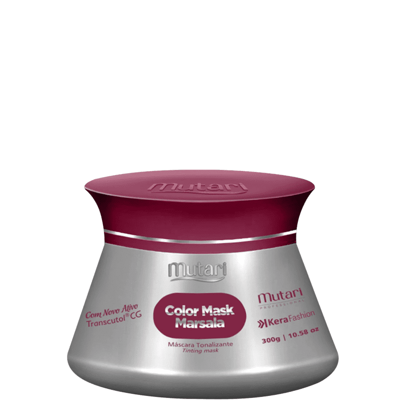 Máscara Tonalizante Kerafashion Mutari Marsala | Beleza na Web