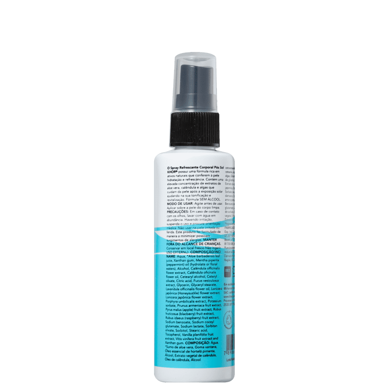 Spray Refrescante Corporal Khor Pós Sol | Beleza na Web