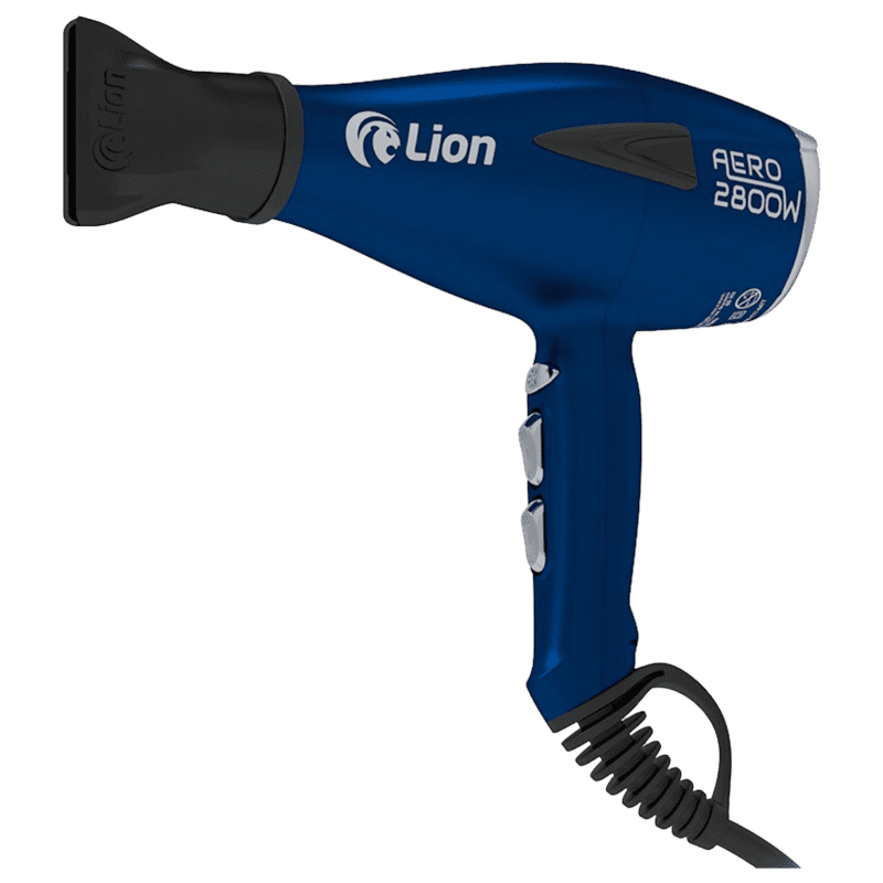 Secador de Cabelo Lion Aero 2800W Azul Fosco 220V | Beleza Na Web