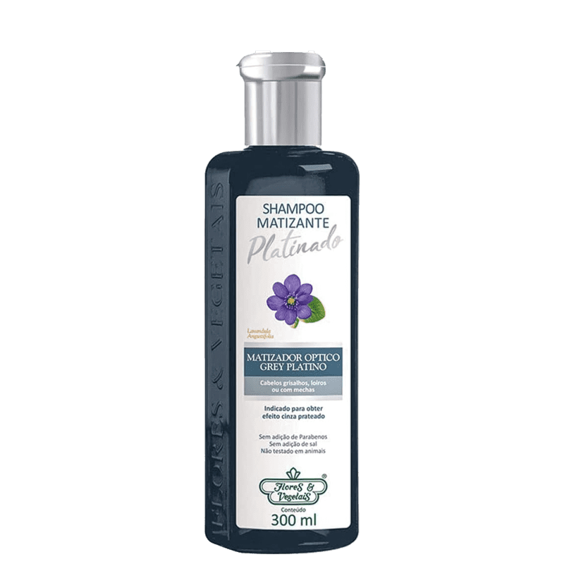 Shampoo Matizante Flores e Vegetais Platinado | Beleza na Web