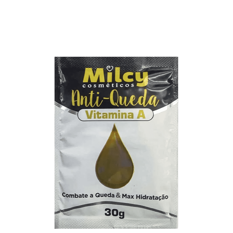 Máscara Capilar Milcy Cosméticos Vitamina A Anti-Queda Sachê | Beleza na Web