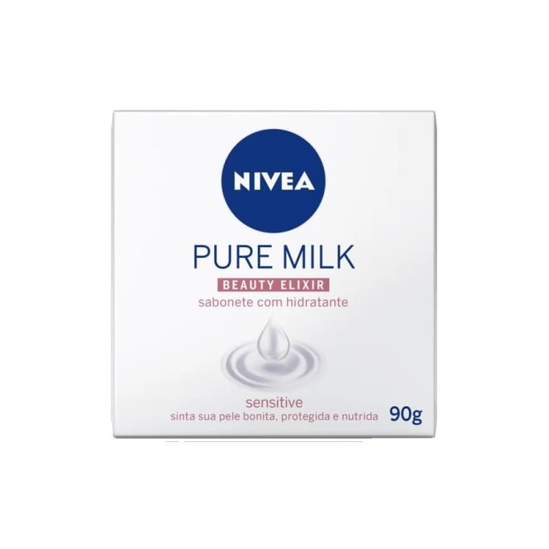 Sabonete em Barra NIVEA Pure Milk Sensitive | Beleza na Web