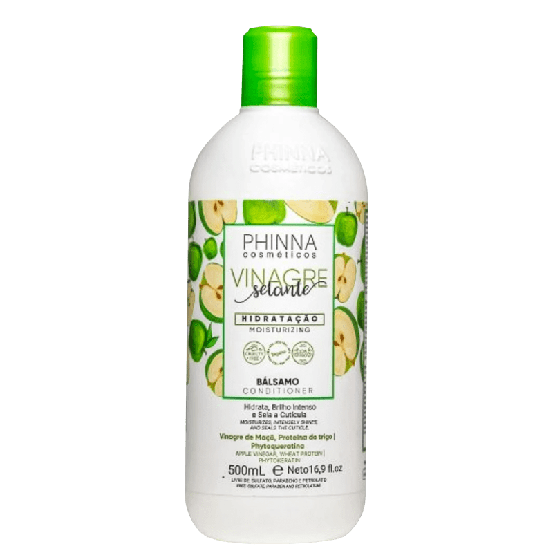 Phinna Cosméticos Vinagre Acidificante Bálsamo condicionante 500mL