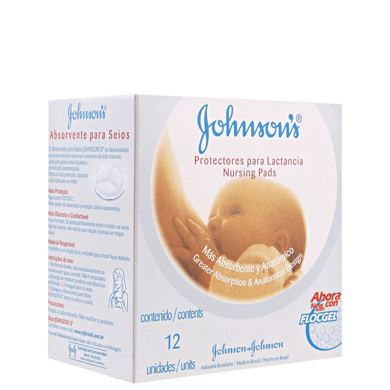 Absorvente para Seios Johnson's Anatômico | Beleza na Web