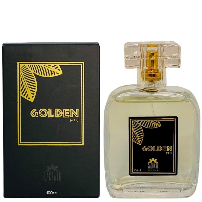 Perfume Masculino Golden Men Sacratu EDP | Beleza na Web