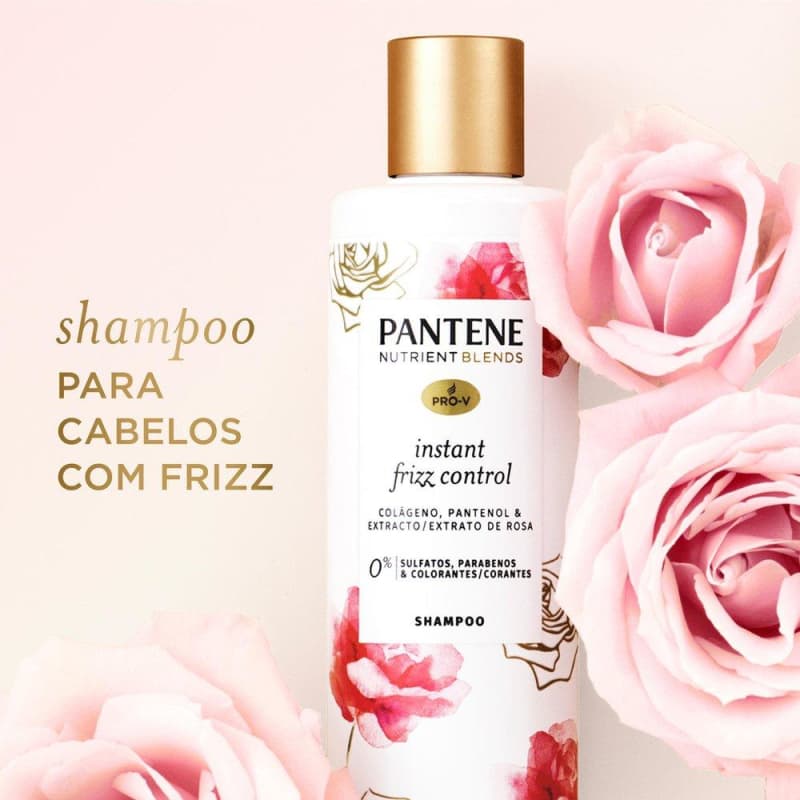 Shampoo Pantene Nutrient Blends Instant Frizz Control | Beleza na Web