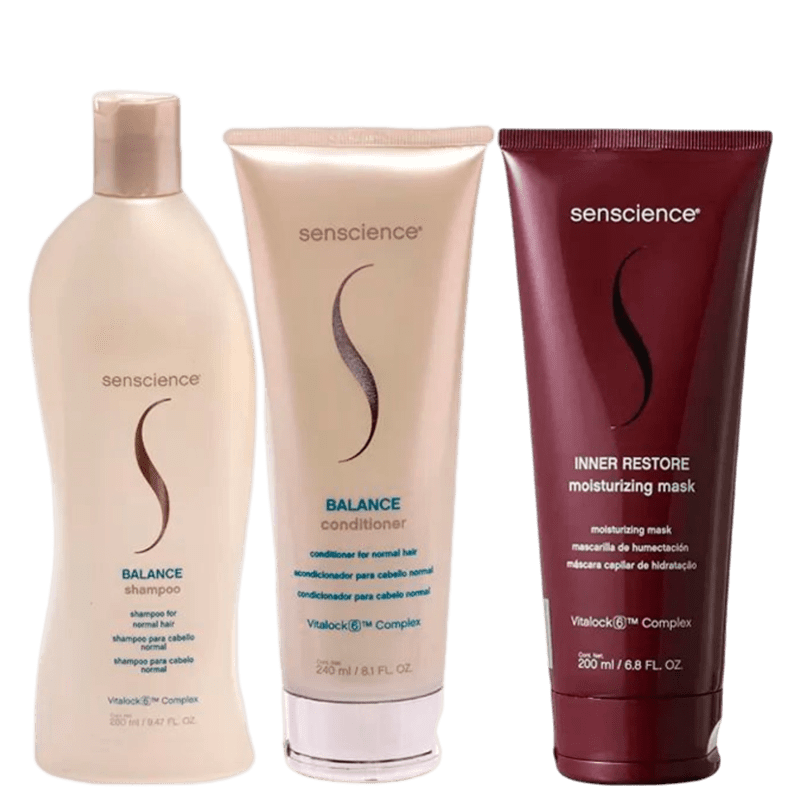 Kit Senscience Balance + Inner Restore Mask Trio | Beleza na Web