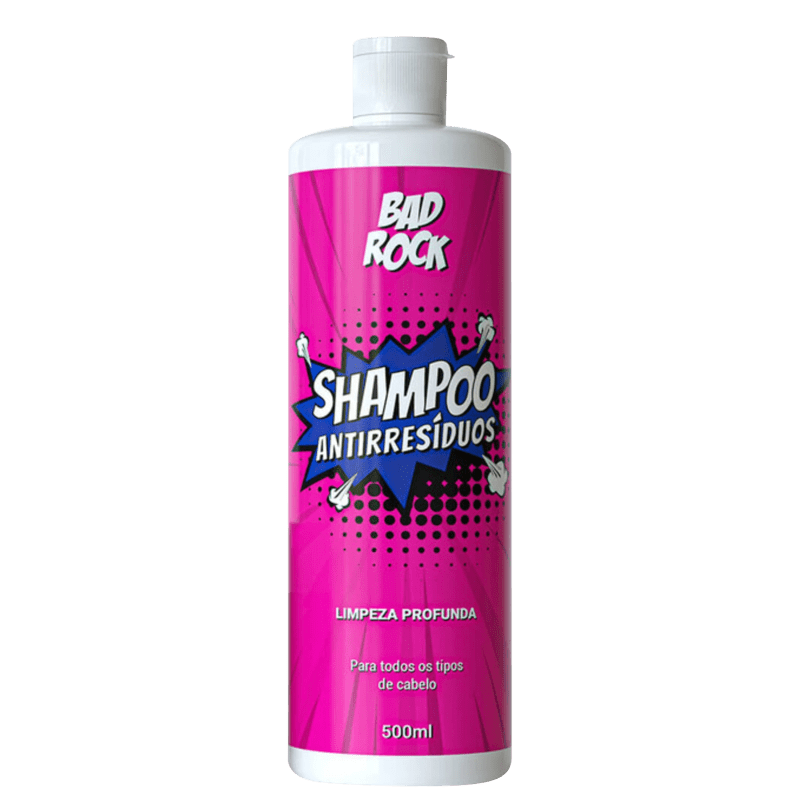 Shampoo Bad Rock Antirresíduos Limpeza Profunda | Beleza na Web