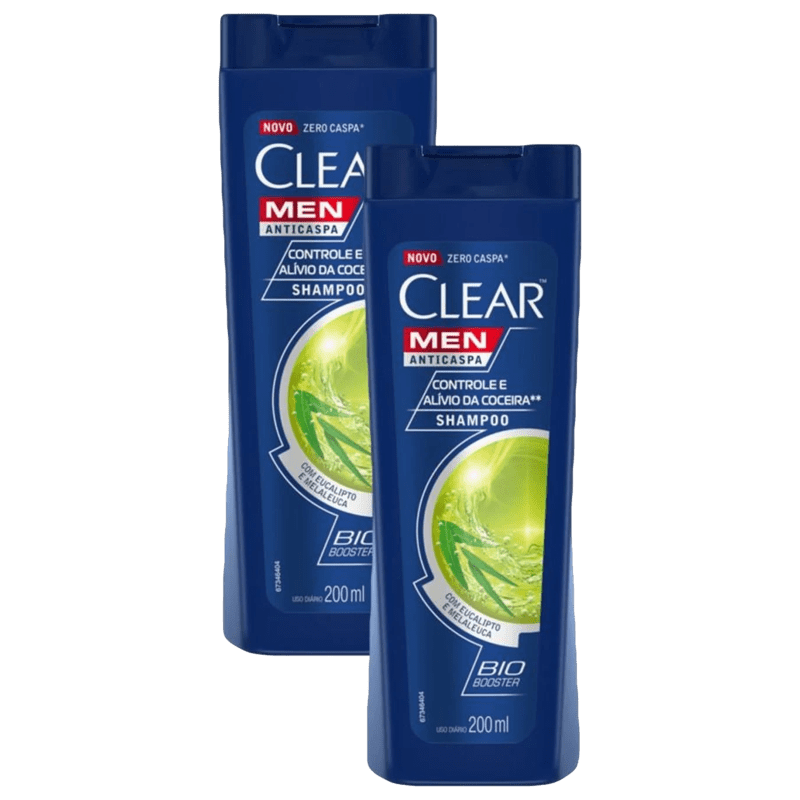 Kit Clear Men Controle e Alívio da Coceira | Beleza na Web