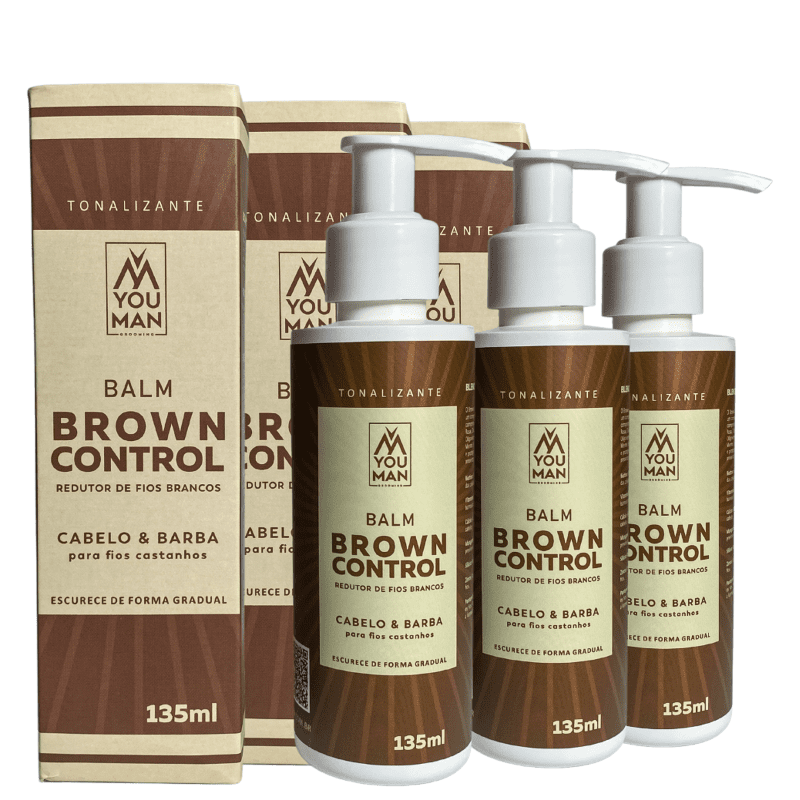 Kit You Man Grooming Brown Control Balm Trio | Beleza na Web