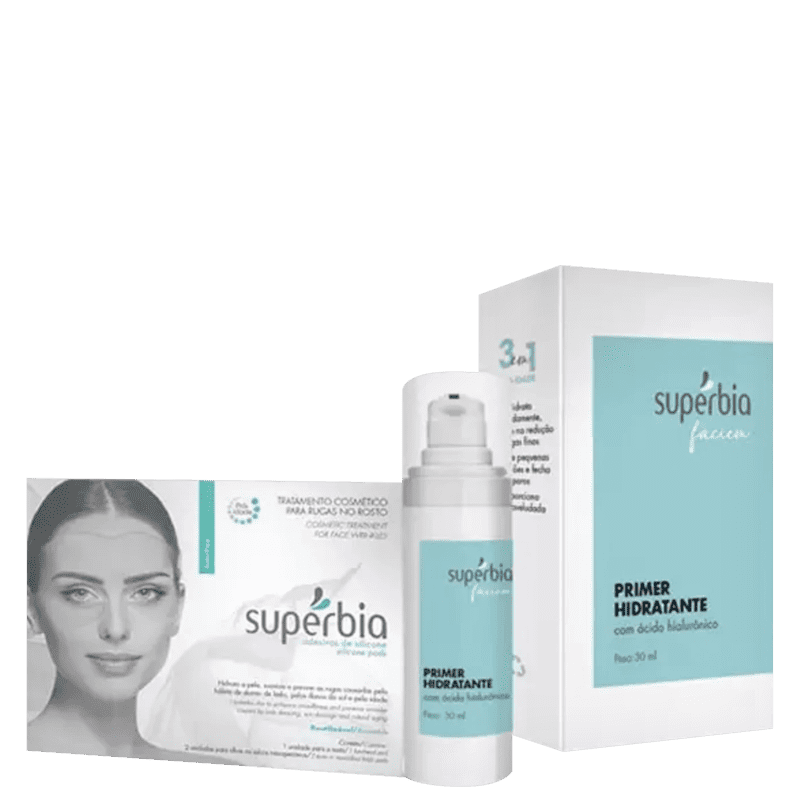 Kit Supérbia Adesivo Antissinais e Primer | Beleza na Web