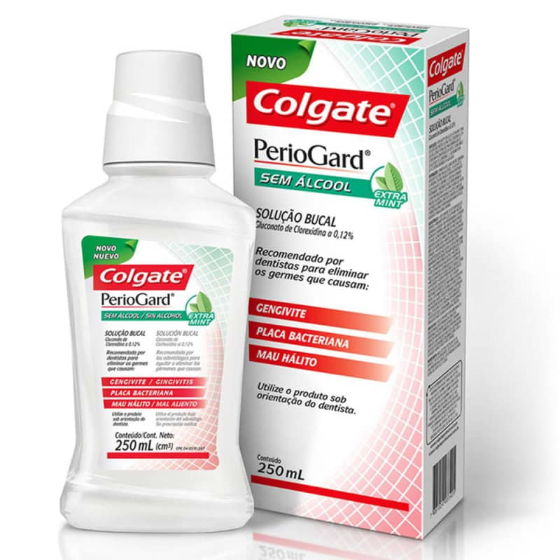 Enxaguante Bucal Colgate PerioGard Extra Mint | Beleza na Web