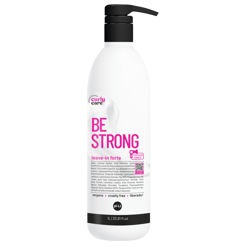 Leave-in Curly Care Be Strong Forte 1l | Beleza Na Web PRO
