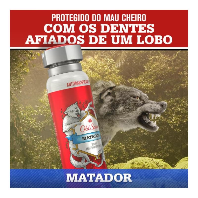 Desodorante Spray Antitranspirante Old Spice Matador 93g