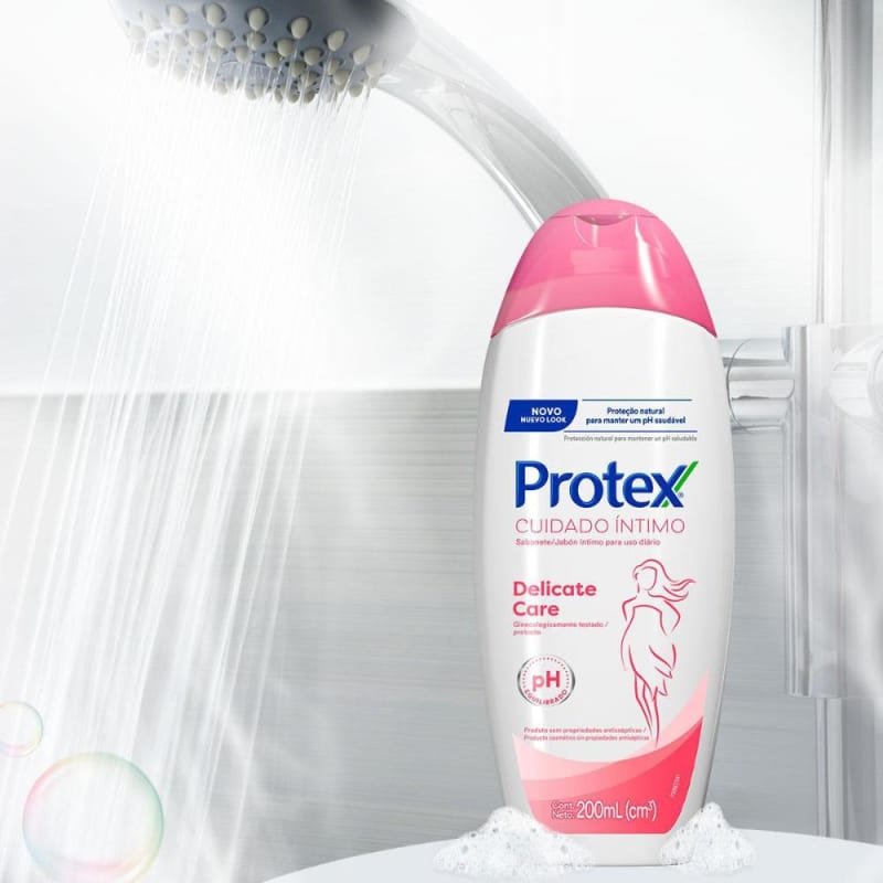 Sabonete Íntimo Líquido Protex Cuidado Íntimo Delicate Care 200ml