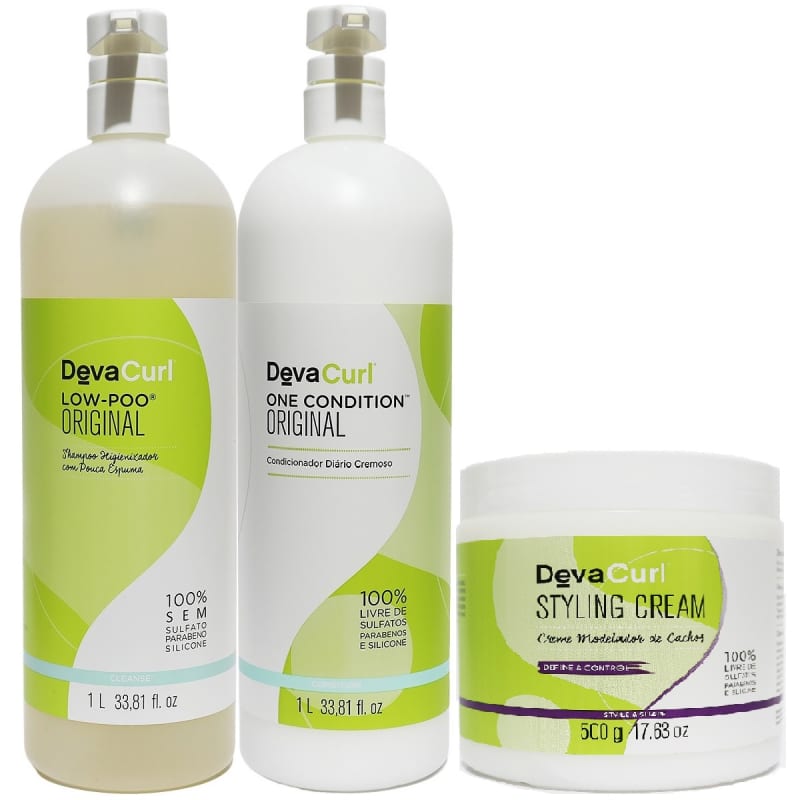 Kit Deva Curl Low Original Styling Cream Full | Beleza Na Web