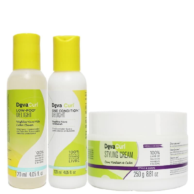 Deva Curl Delight & Styling Cream Trio | Beleza Na Web