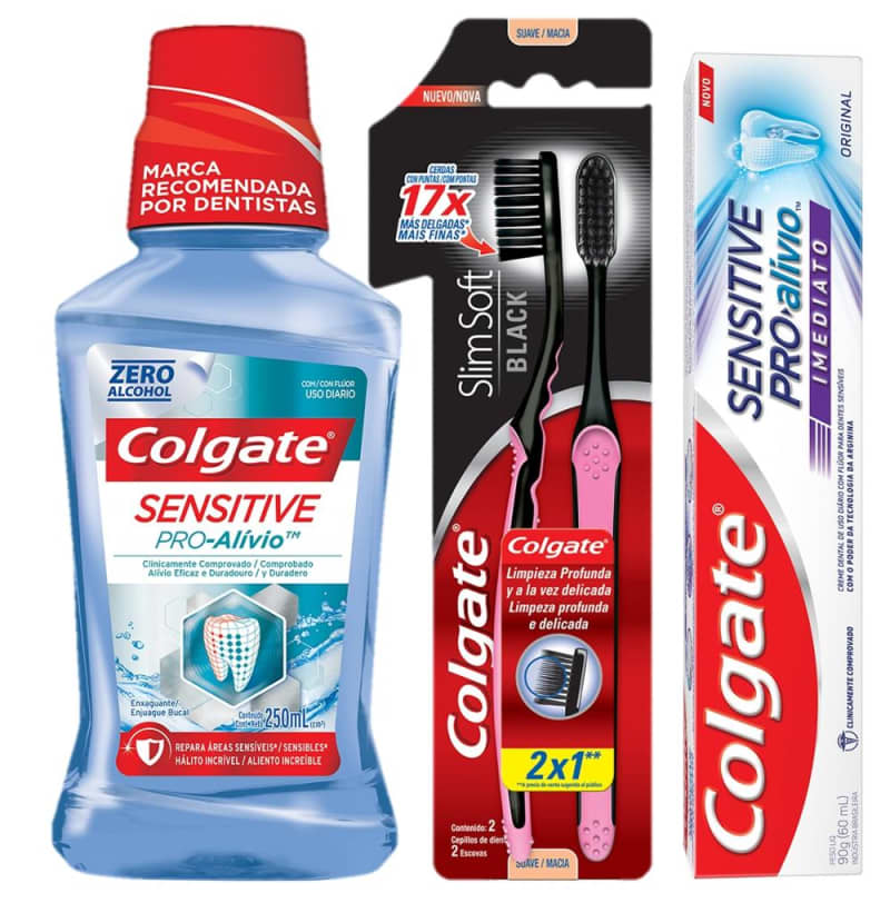 Kit Colgate Sensitive (3 Produtos) | Beleza na Web