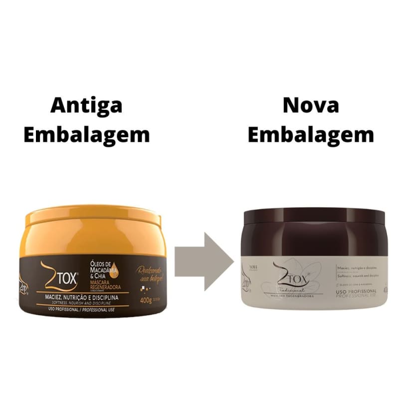 Kit Zap Ztox Double Máscara Alisante | Beleza na Web