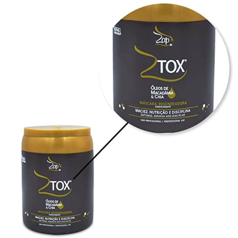 Kit Zap Ztox Triple Pro Máscara Alisante | Beleza na Web