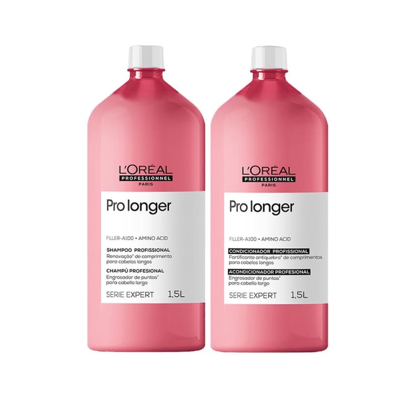 Kit L'Oréal Professionnel Serie Expert Pro Longer – Shampoo e Condicionador 1500 ml