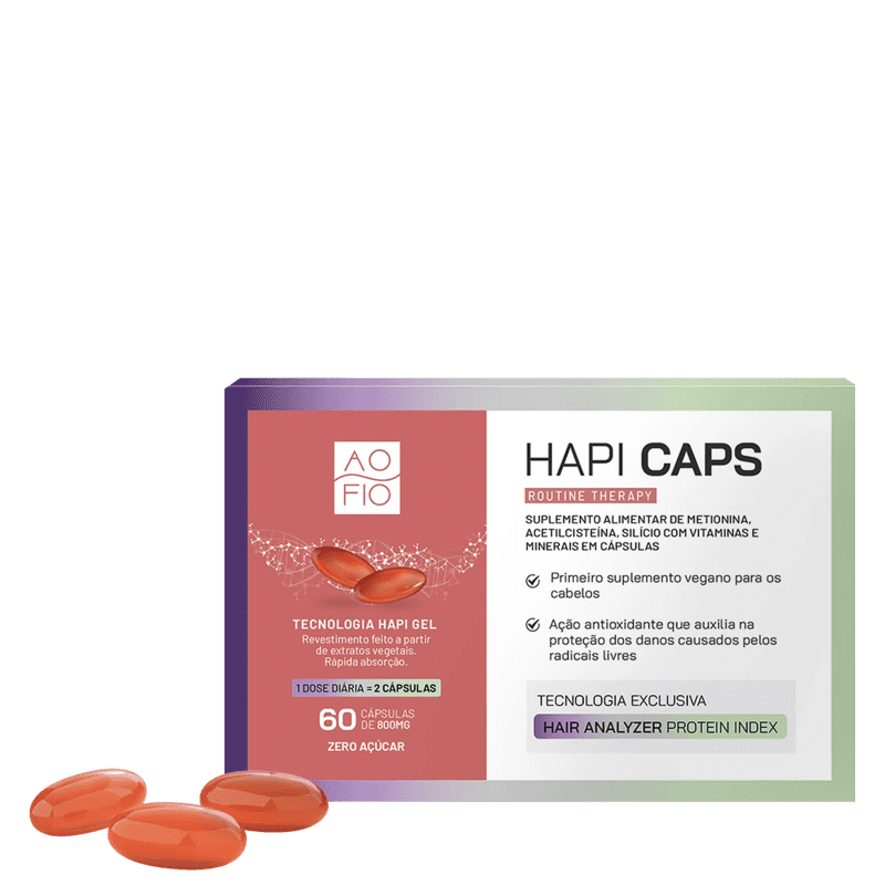 Suplemento Alimentar Aofio Hapi Caps | Beleza na Web