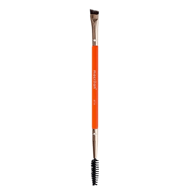 Pincel Macrilan Duplo Chanfrado e Escova BT14 | Beleza na Web